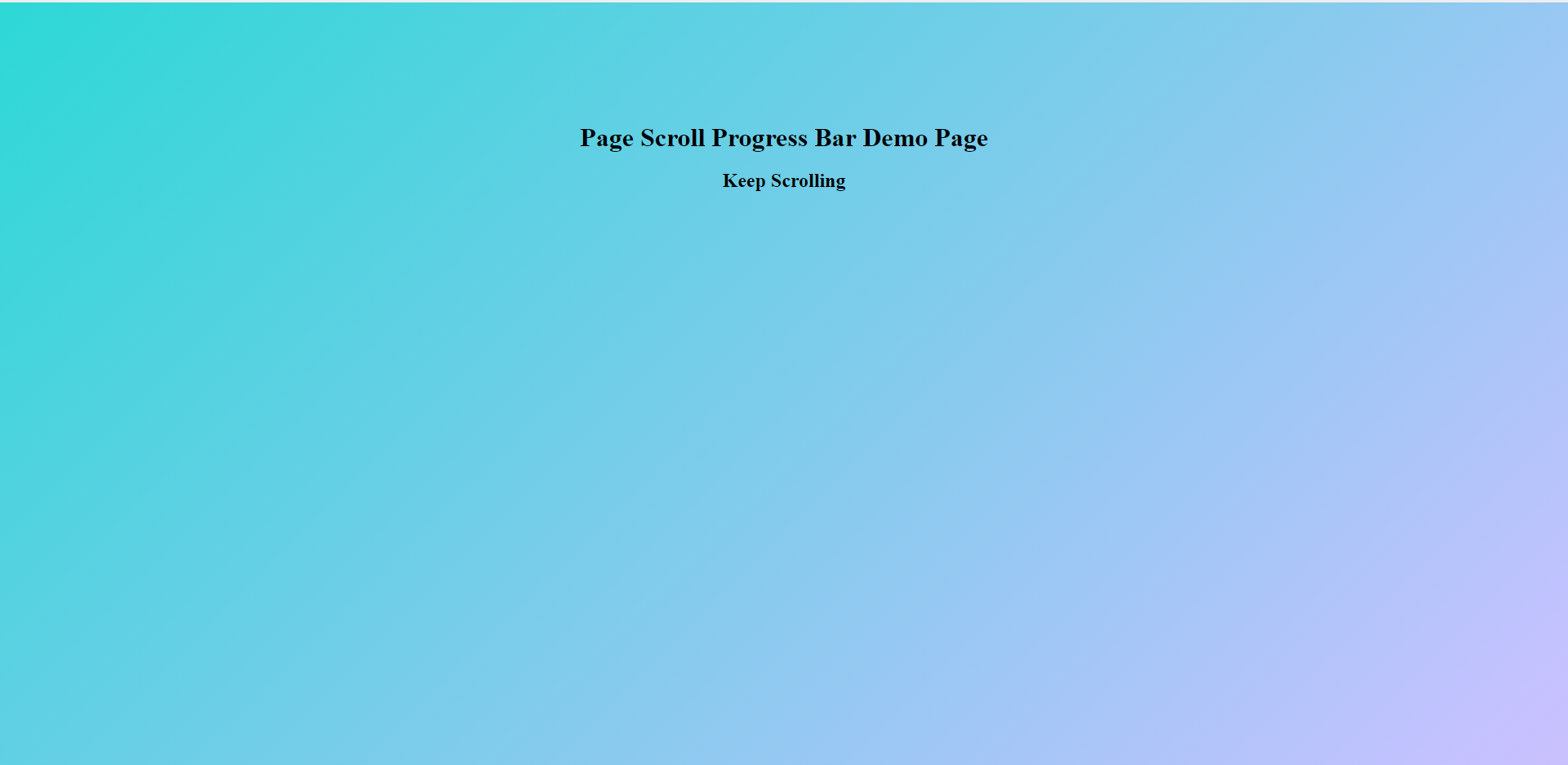 page scroll progress bar page scroll progress bar